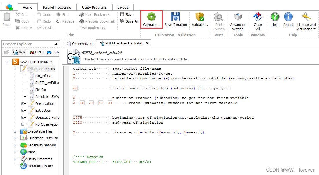 【SWAT水文模型】SWAT-CUP参数率定过程问题总结_swatcup出错-CSDN博客