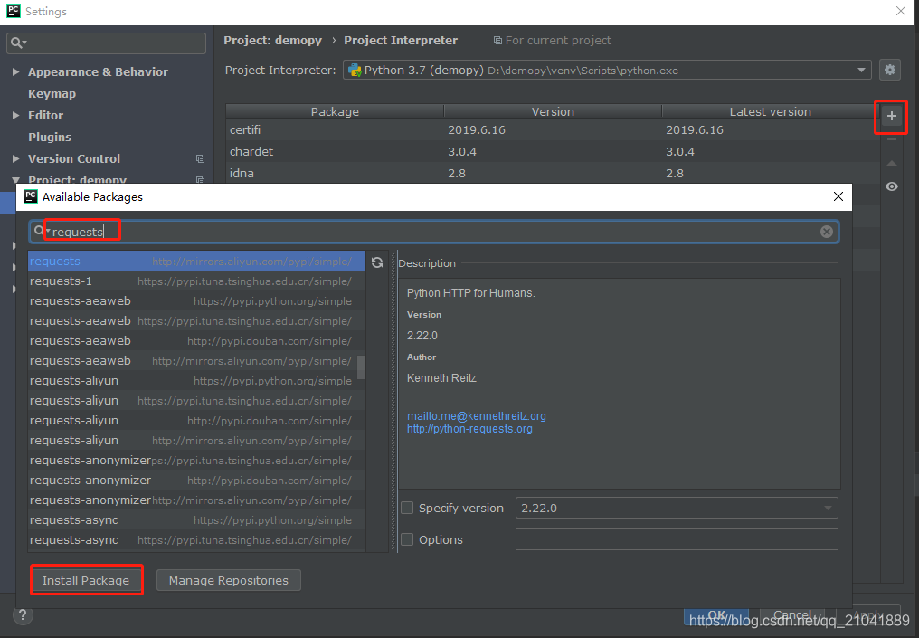 Pycharm 报No module named ‘requests‘错的解决办法_pycharm no module named ...