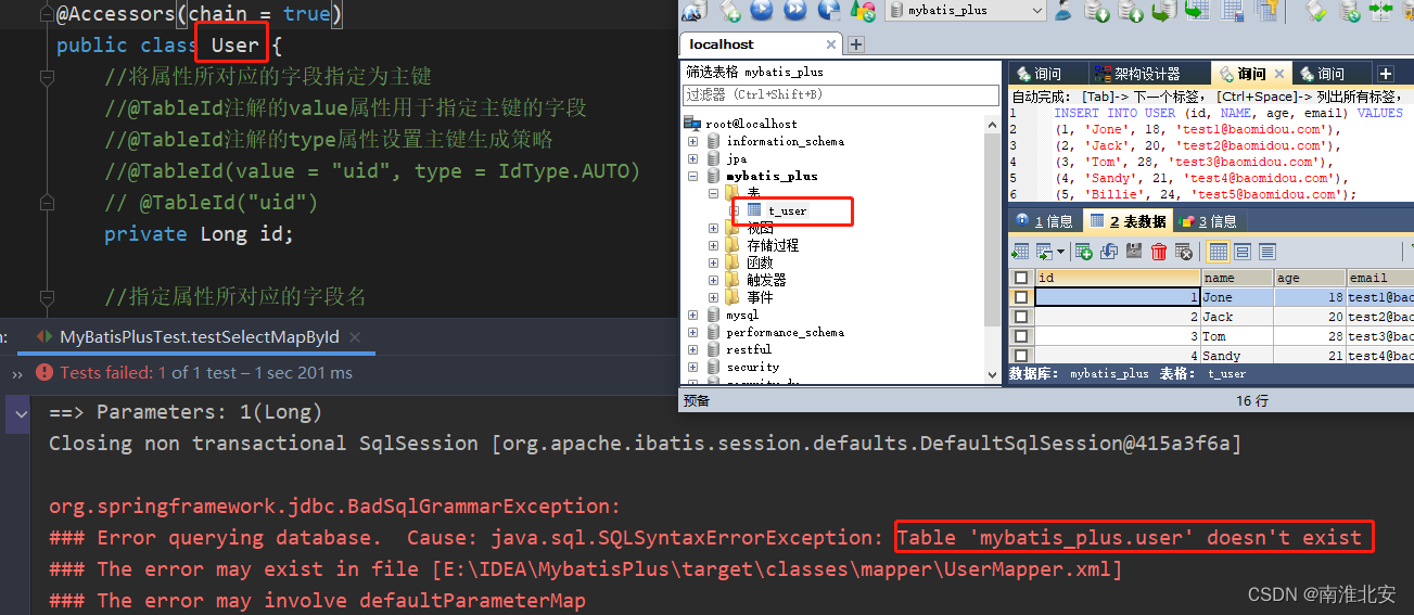 【MybatisPlus 学习】一篇文章带你学习常用注解@TableName 、@TableId 、@TableField 、@TableLogic_tablelogic注解-CSDN博客