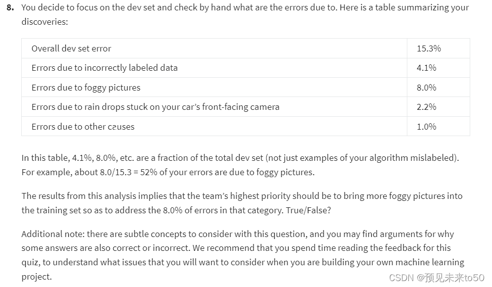 吴恩达深度学习学习笔记——C3W2——机器学习策略2——练习题_the data argument needs to be a survey design obje-CSDN博客