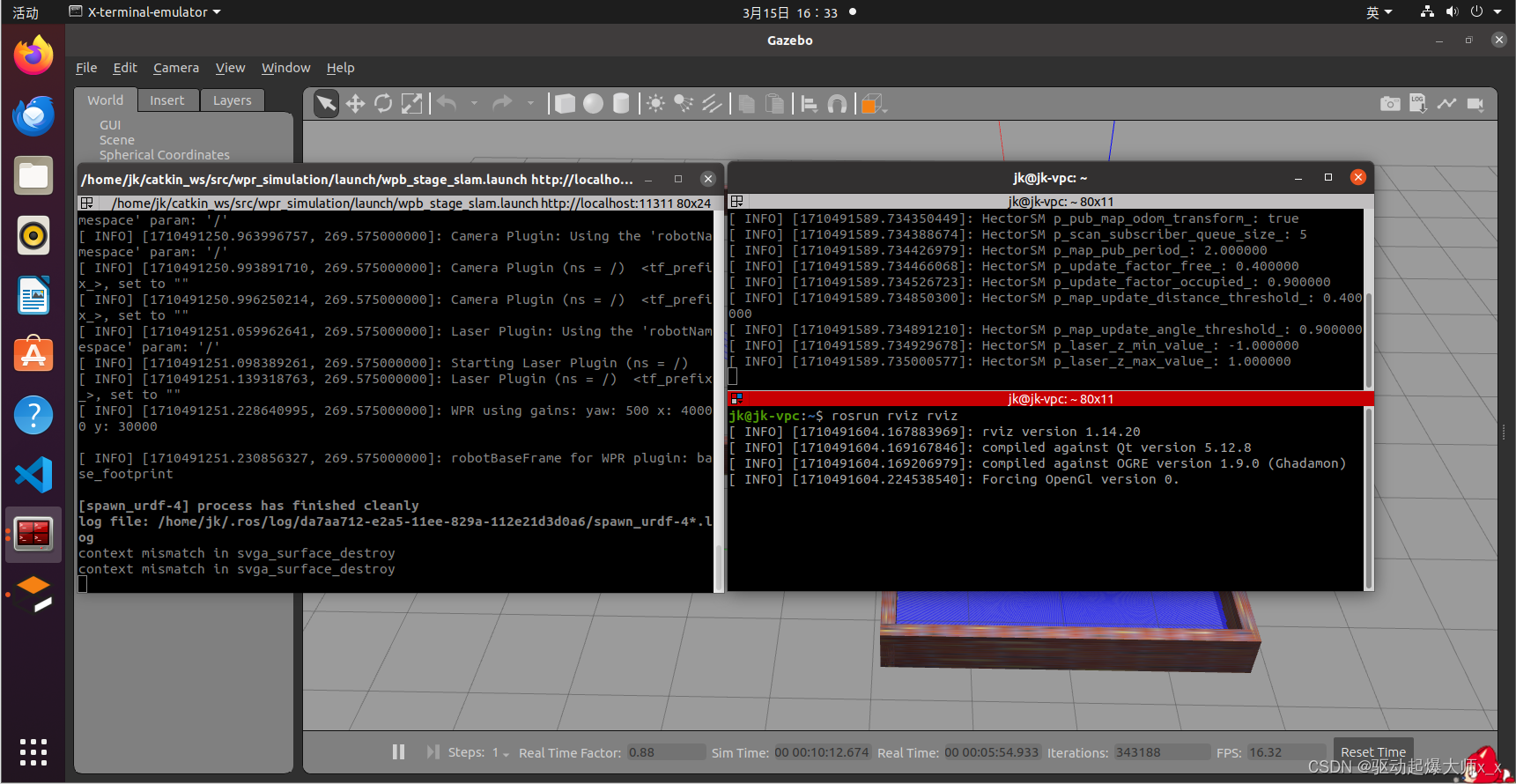 《Ubuntu20.04环境下的ROS进阶学习5》_ubuntu 机器人扫描地图-CSDN博客
