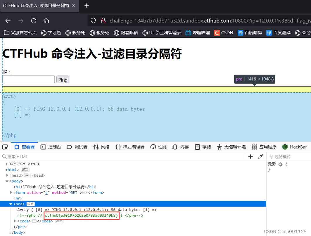 ctfhub--技能树rce_ctfhub eval执行-CSDN博客