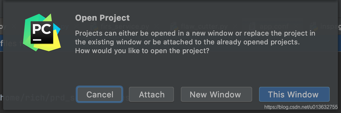 PyCharm同一窗口加载多个项目_pycharm打开两个项目在同一个窗口-CSDN博客