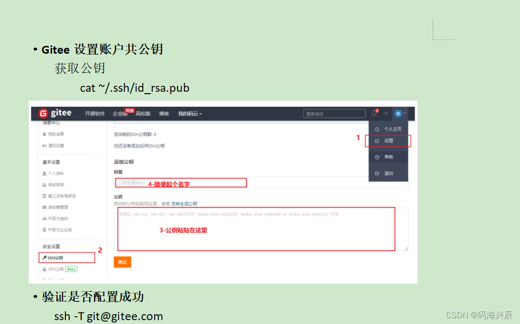 Gitee项目拉取git@gitee.com: Permission denied (publickey).fatal: Could not read from remote ...