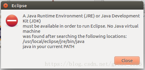linux centos 7 配置JDK后，eclipse无法启动，提示jdk路径错误。_centos eclipse 无法启动-CSDN博客