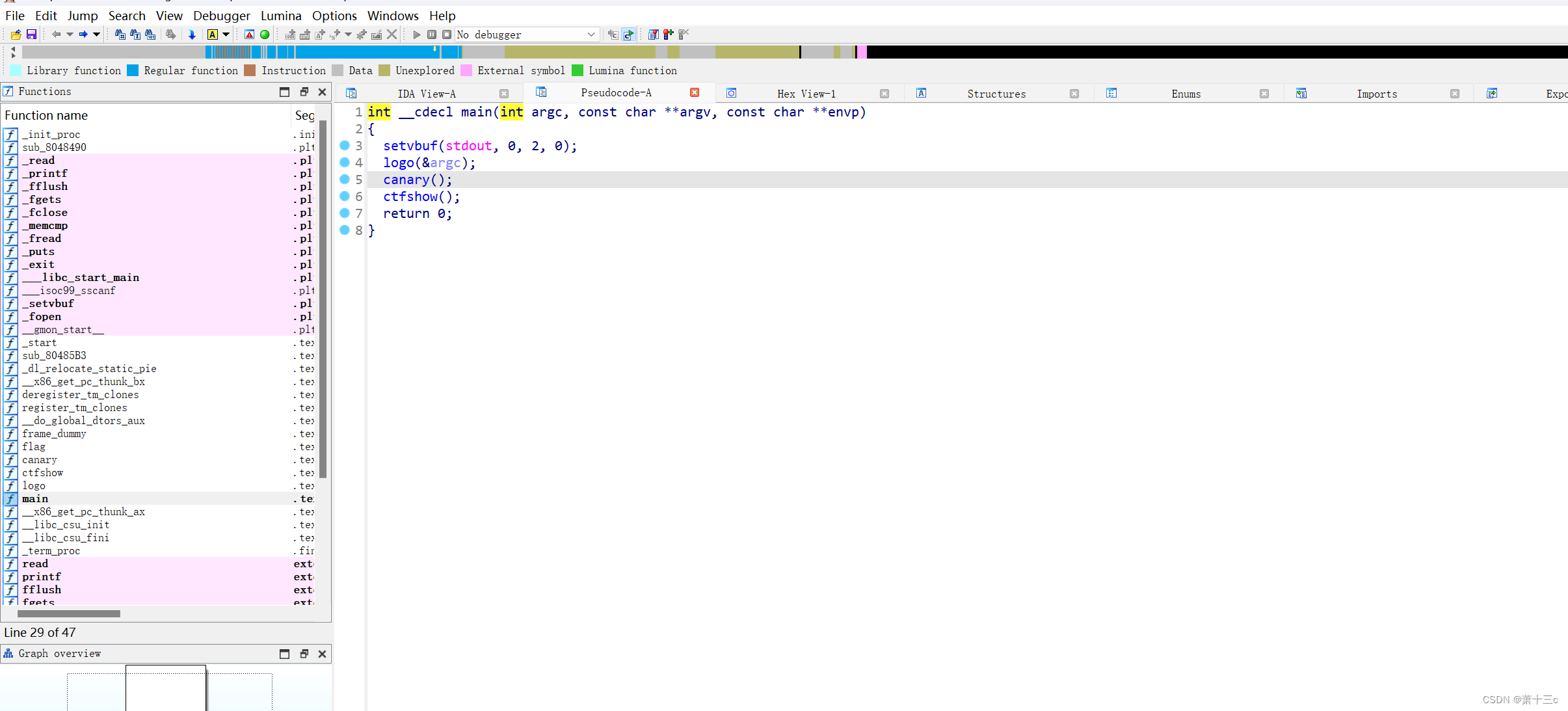 CTFpwn常见保护及绕过:pie,canary_pie pwn-CSDN博客