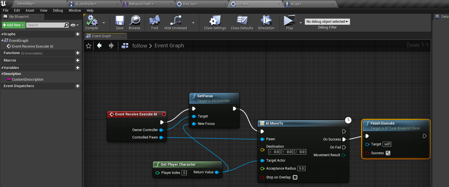 UE4 AI行为树笔记()_ue4 blackboard-CSDN博客