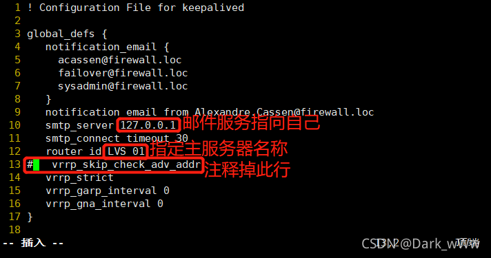 Linux LVS Keepalived 高可用群集_linux keepalived+lvs集群-CSDN博客