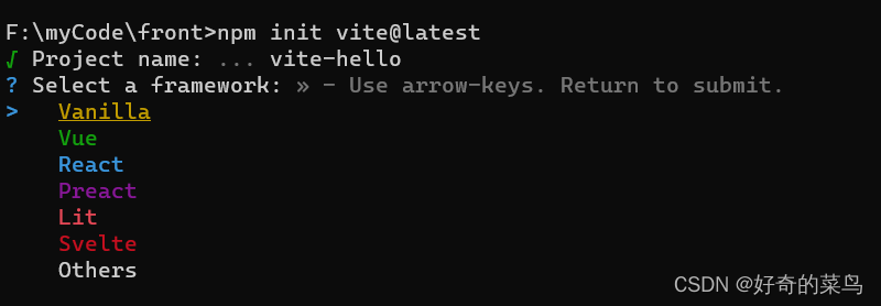 使用npm构建vite+vue+ts项目的两种方式_npm 安装vite ,ts-CSDN博客