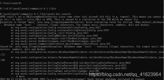 解决Neo4j service did not start问题-CSDN博客