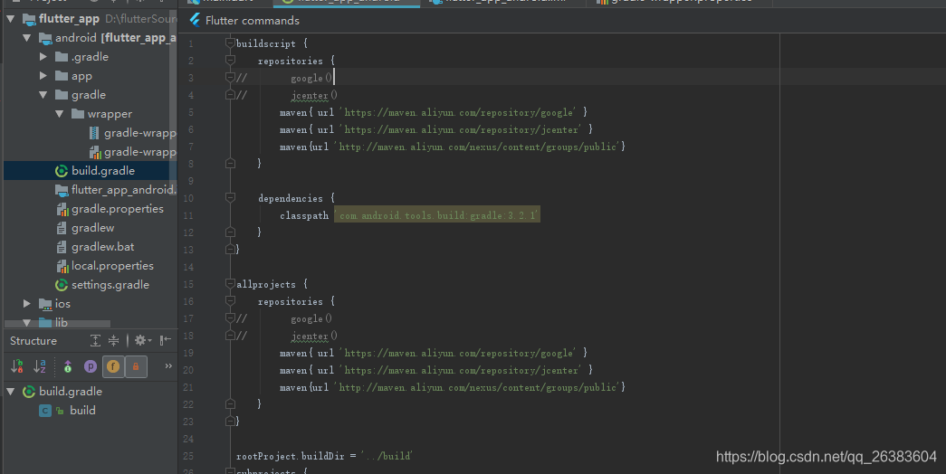 flutter 卡在Initializing gradle。。。处理方案_initializing gradle langusg-CSDN博客