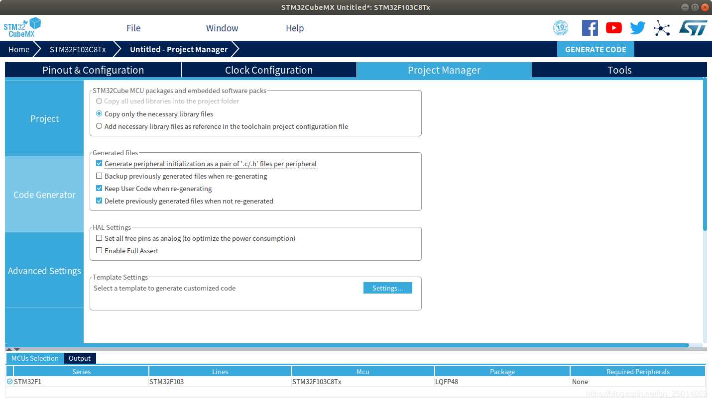 Ubuntu上使用CLion开发STM32，并使用JLink下载、调试_clion jlink-CSDN博客
