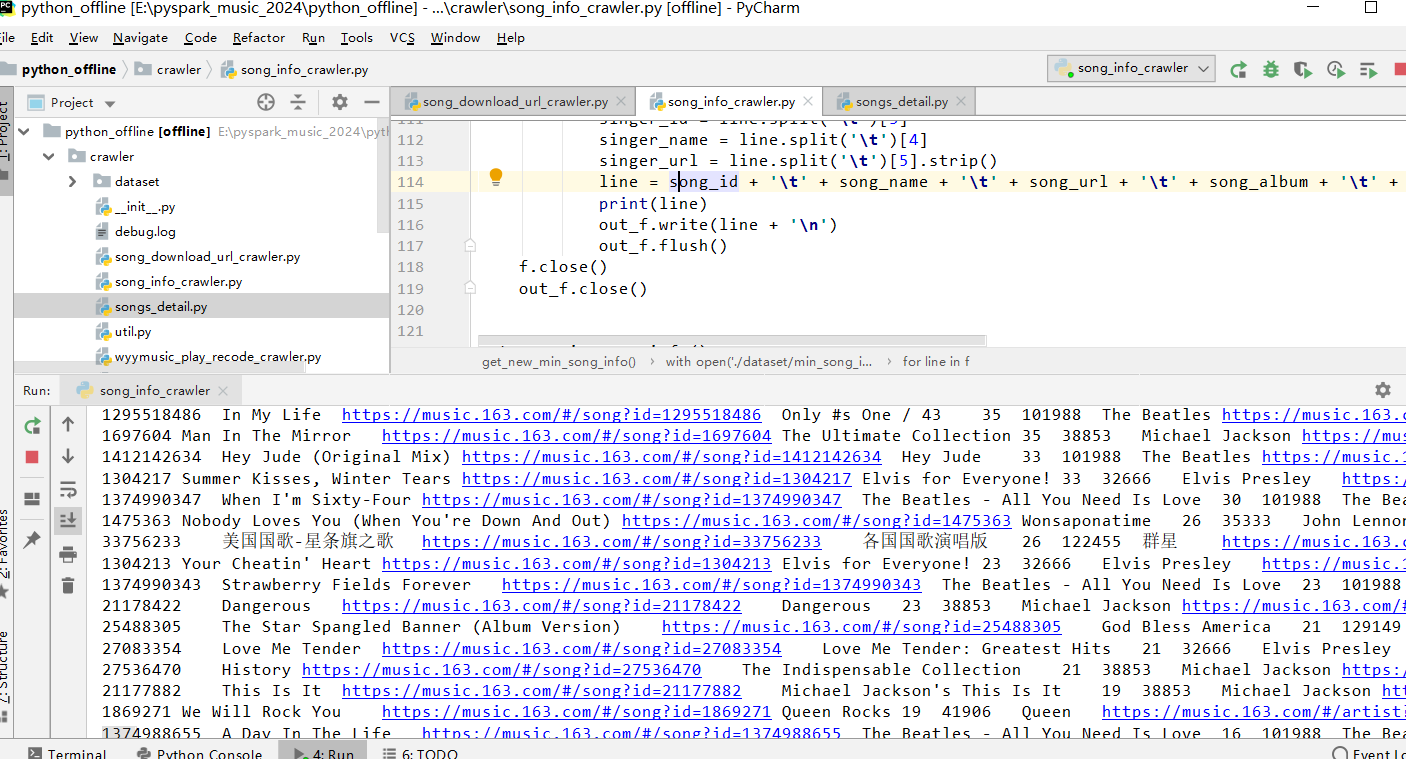 计算机毕业设计pythonspark知识图谱音乐推荐系统 音乐数据分析可视化大屏 音乐爬虫 Lstm情感分析 大数据毕设 深度学习 机器学习基于python的网易云音乐数据处理 与可视化