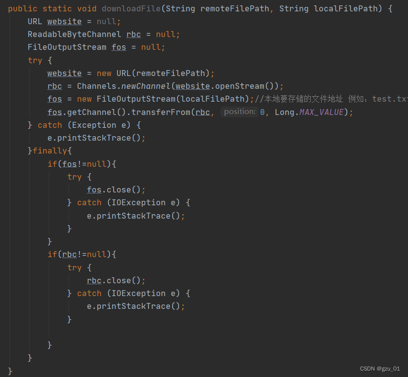 Java根据URL下载文件到本地的两种方式，大型文件与小型文件，避免内存溢出OOM_java通过url下载文件-CSDN博客