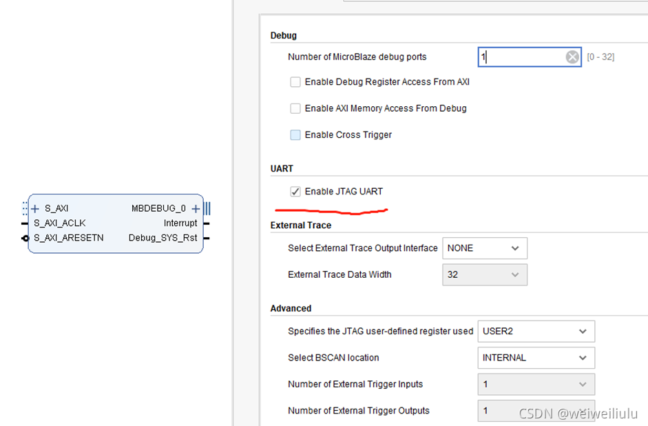 vivado 下的microblaze系统搭建_microblaze jtag uart-CSDN博客