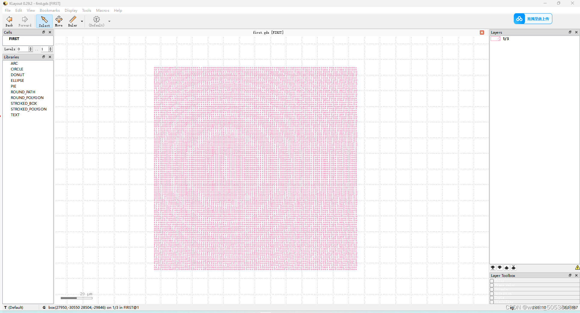 Python编写自定义结构的GDS文件_gdspy-CSDN博客