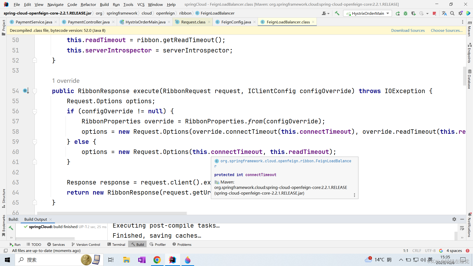 SpringCloud中Ribbon，OpenFeign，Hystrix超时时间设置_ribbon 读取时间-CSDN博客