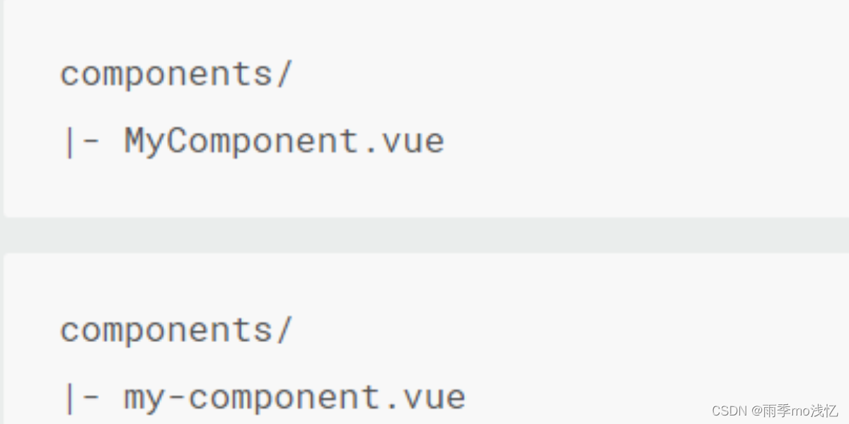 Vue项目组件注册命名规范vue组件命名规则 Csdn博客