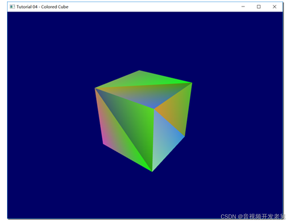QT+OpenGL（03）-- 绘制彩色立方体_qt6 中的 glfw3-CSDN博客