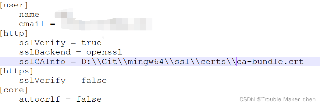 Git push出现error setting certificate verify locations: CAfile: location CApath: none_git设置 ...