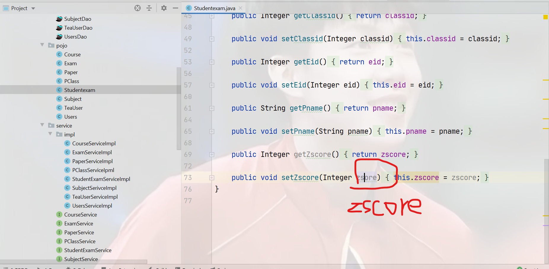 Cause: java.sql.SQLIntegrityConstraintViolationException: Column ‘zscore‘ cannot be null ...