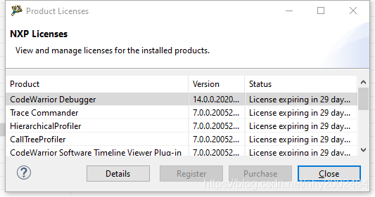 2021-07-06 CodeWarrior for QorIQ LS Series ARMv8 ISA. license许可到期如何续期呢 ...