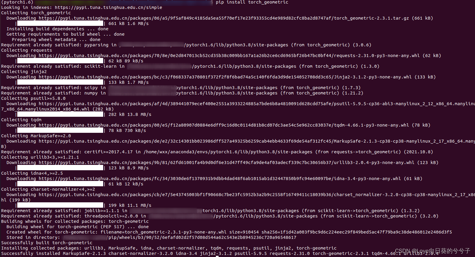 代码运行出现:no Module Named ‘torchgeometric‘安装了但仍然显示 No Module Named Torchgeometry Csdn博客
