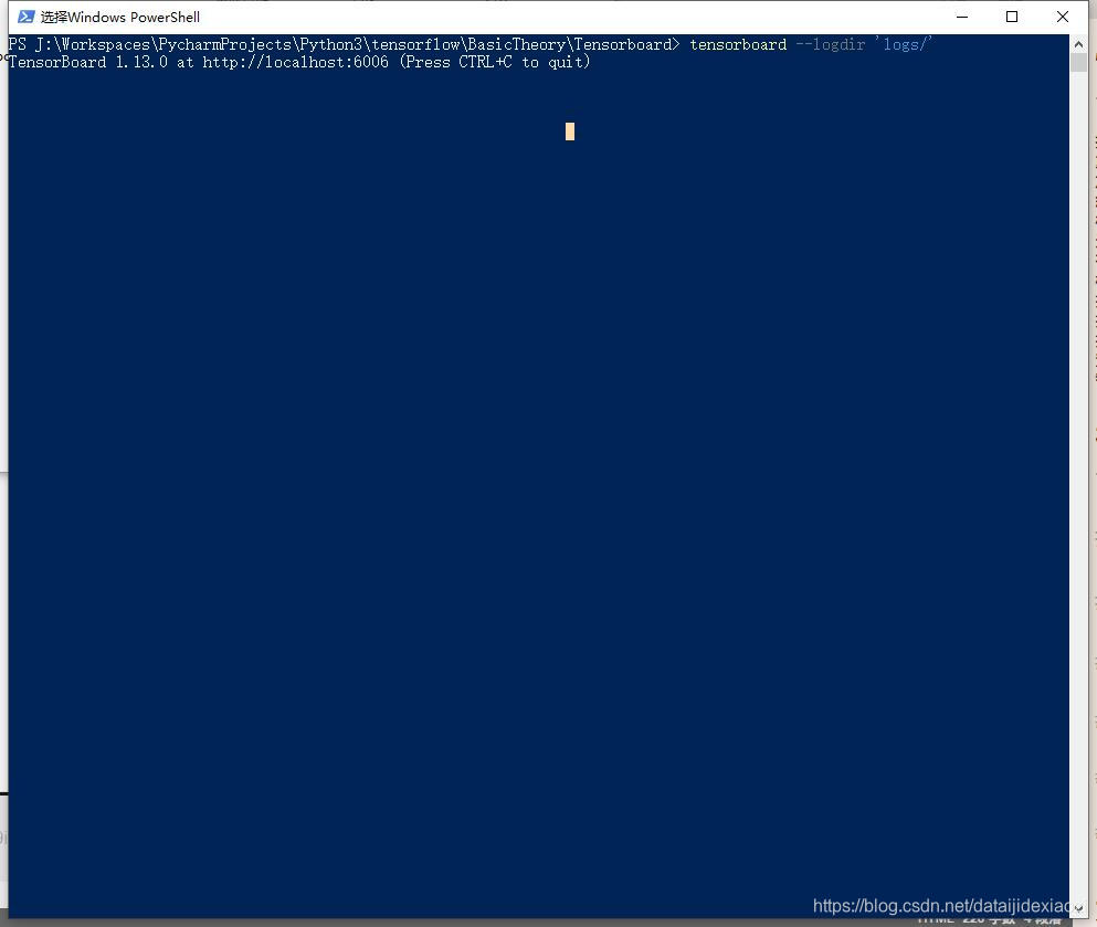 Tensorboard 命令行输入tensorboard --logdir 'logs/'报错_tensorboard --logdir=logs不成功-CSDN博客