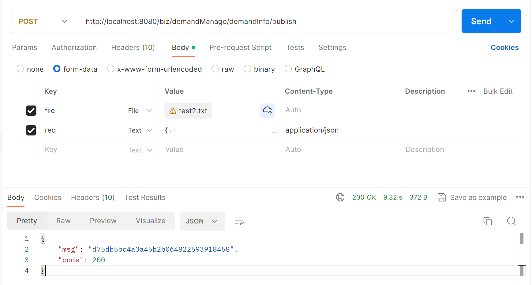 使用postman对 Requestpart和ervletrequest组合传参方式 Requestpart Postman Csdn博客