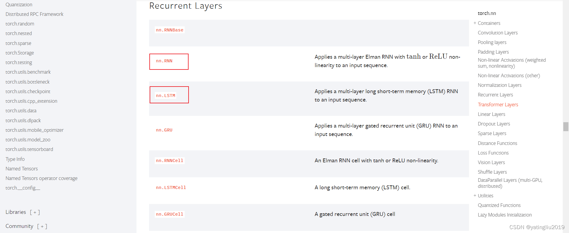 Pytorch | 学习笔记（二）_sparse layer-CSDN博客