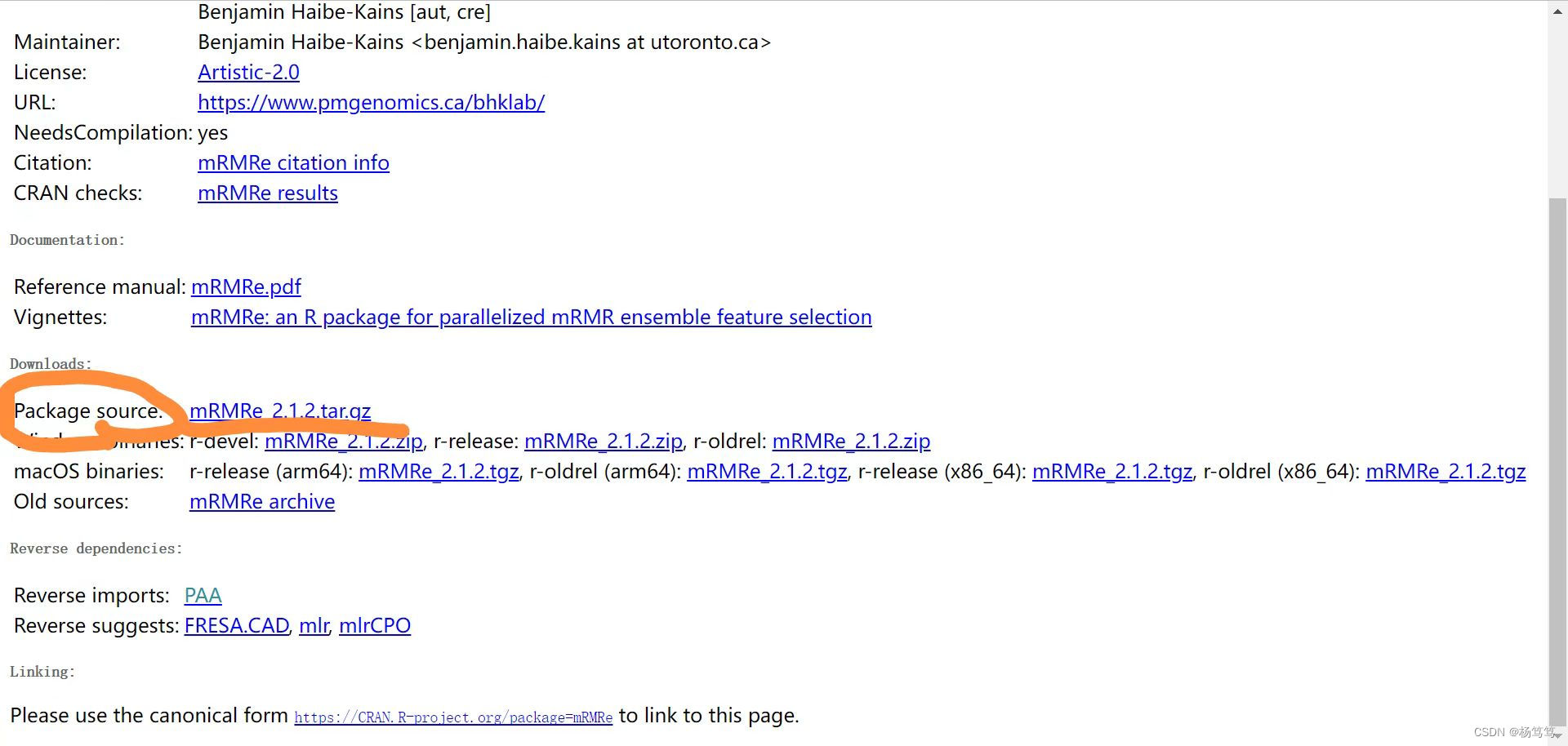 python下载pymrmr包-CSDN博客