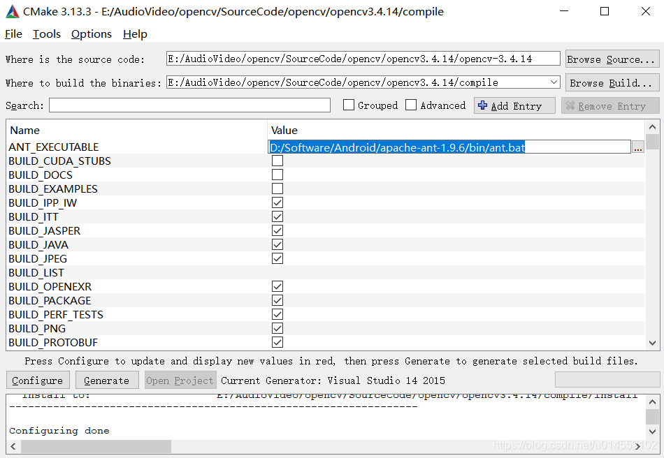windows下编译opencv3.4.14 + opencv_contrib_opencv3.4.14 32-CSDN博客