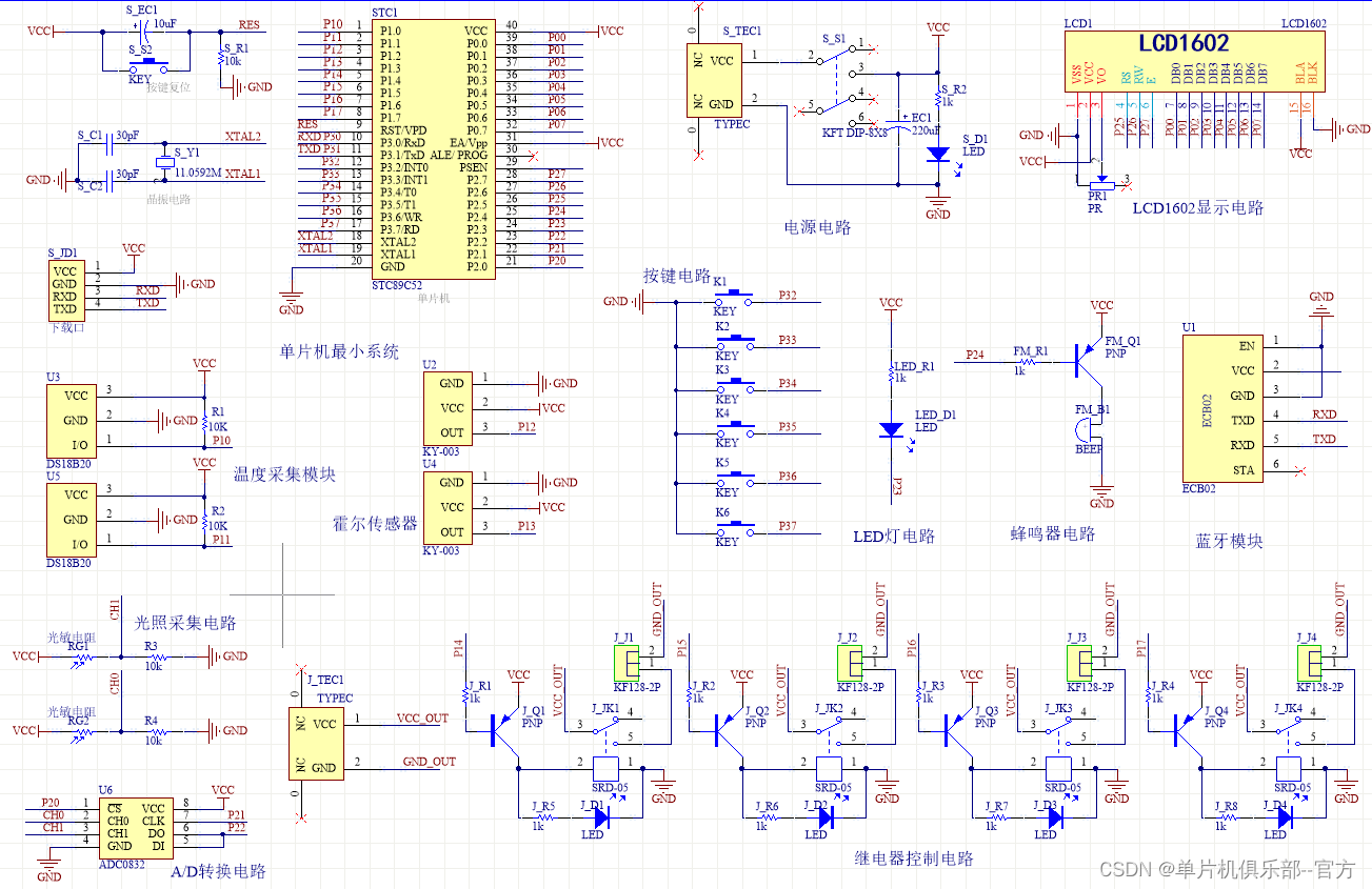 【单片机毕业设计】【mcuclub-jj-016】基于单片机的冰箱的设计_单片机冷柜控制程序-CSDN博客