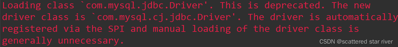 解决 This is deprecated. The new driver class is `com.mysql.cj.jdbc.Driver‘.的方法-CSDN博客
