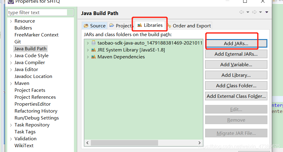 eclispe中springboot项目导入外部jar包_eclipse spring boot 引入jar-CSDN博客