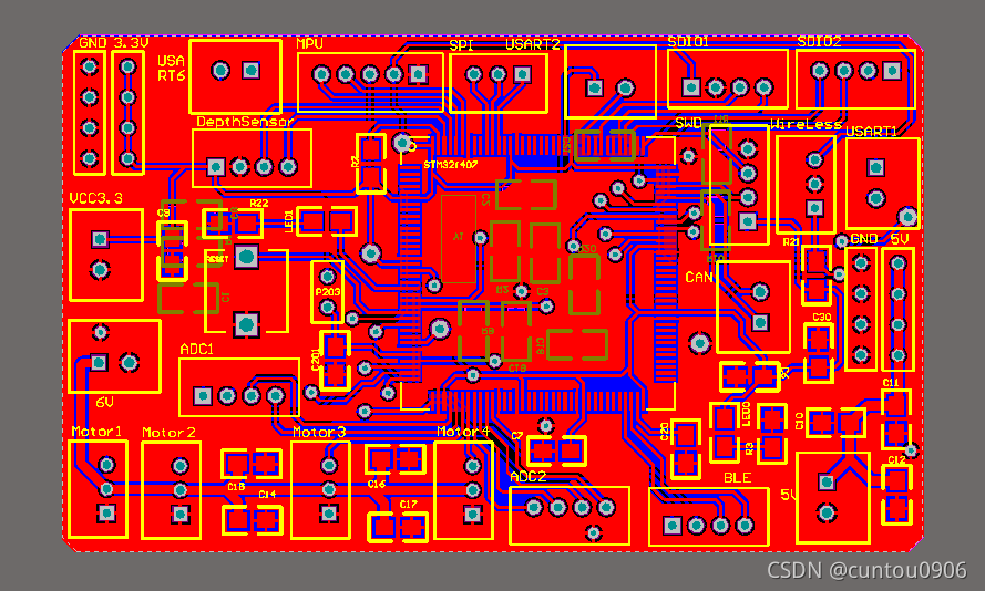 STM32F407主控板PCB_stm32f407在变频器主控板-CSDN博客