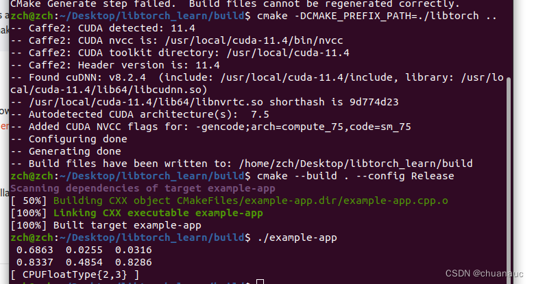下载libtorch && 使用libtorch执行一个小demo_pre-cxx11 abi-CSDN博客