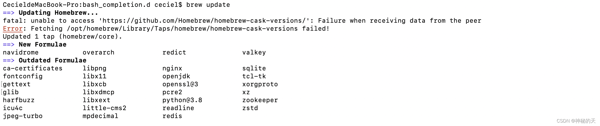 【mac操作】brew指令集_macos_神秘的天-GitCode 开源社区