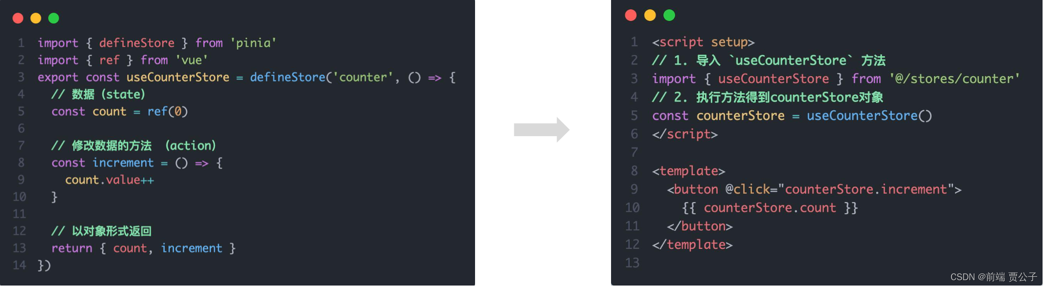 小兔鲜项目----Pinia-CSDN博客