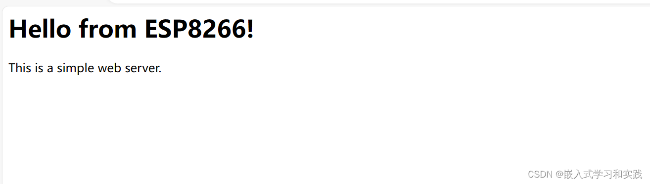 基于Arduino IDE 野火ESP8266模块 webServer 的开发_arduino esp8266webserver-CSDN博客