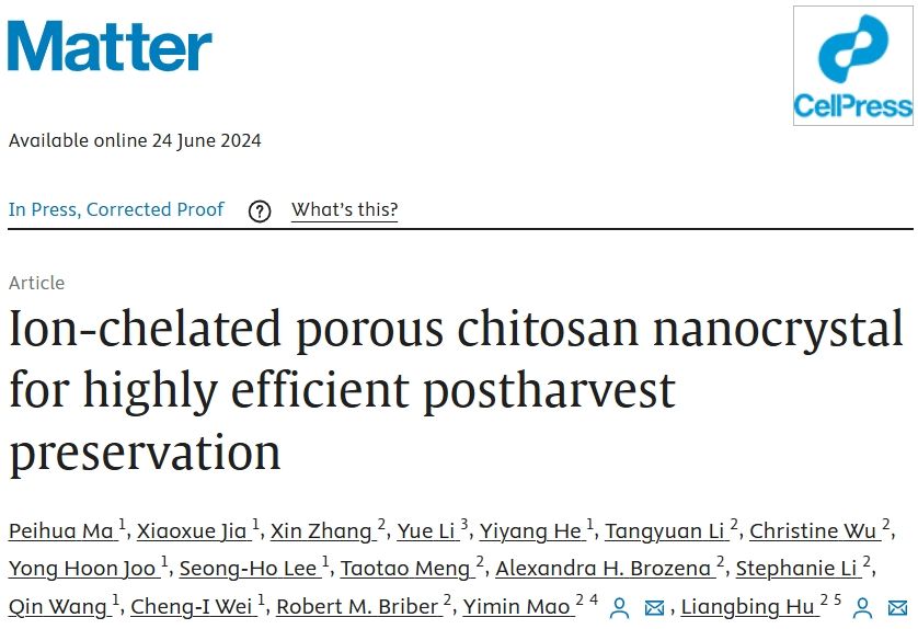“木头大王”，胡良兵最新Matter，进军新领域_ion-chelated porous chitosan nanocrystal for highl-CSDN博客