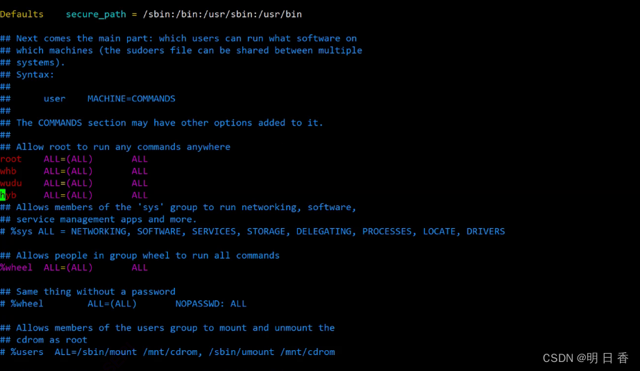 Linux：vim的相关知识_vim sudoers-CSDN博客