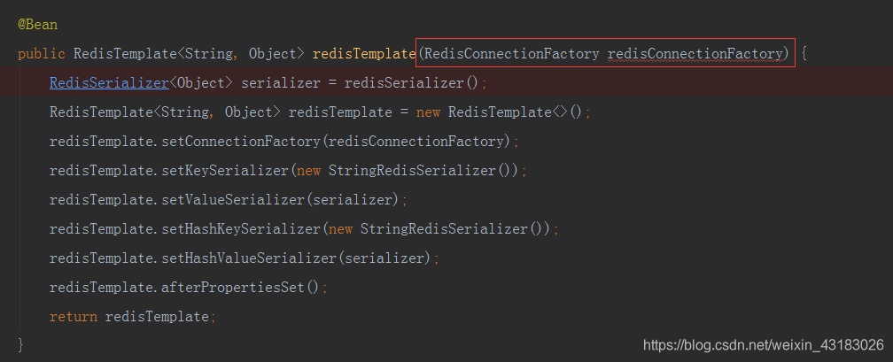 springBoot整合redis出现Consider defining a bean of type com.abc.abcService in your configuration ...