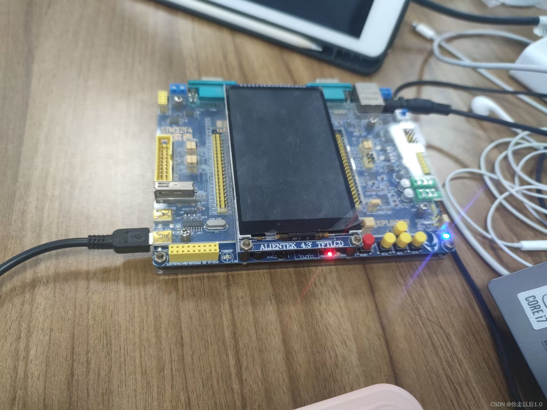 看野火的视频，用正点原子的板子（stm32f4探索者）点亮led灯（寄存器操作）stm32f4 寄存器按键控制led Csdn博客 2697
