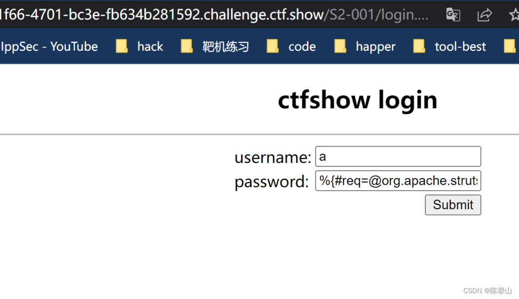 ctfshow刷题 [struts2]_ctfshow web302-CSDN博客