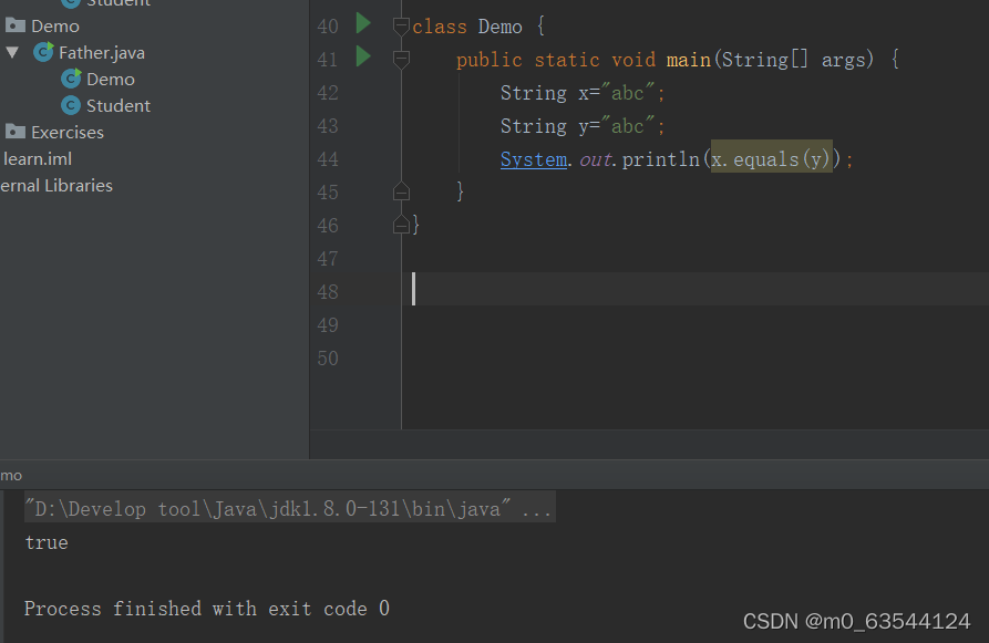 常见对象——object类（equals）_object中equals比较地址值-CSDN博客