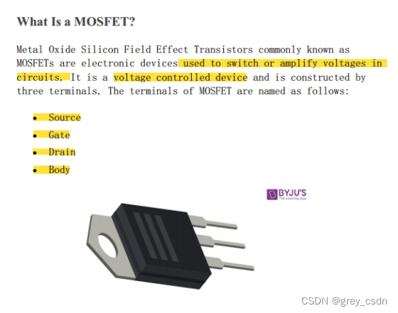 1885_什么是MOSFET以及其特点-CSDN博客
