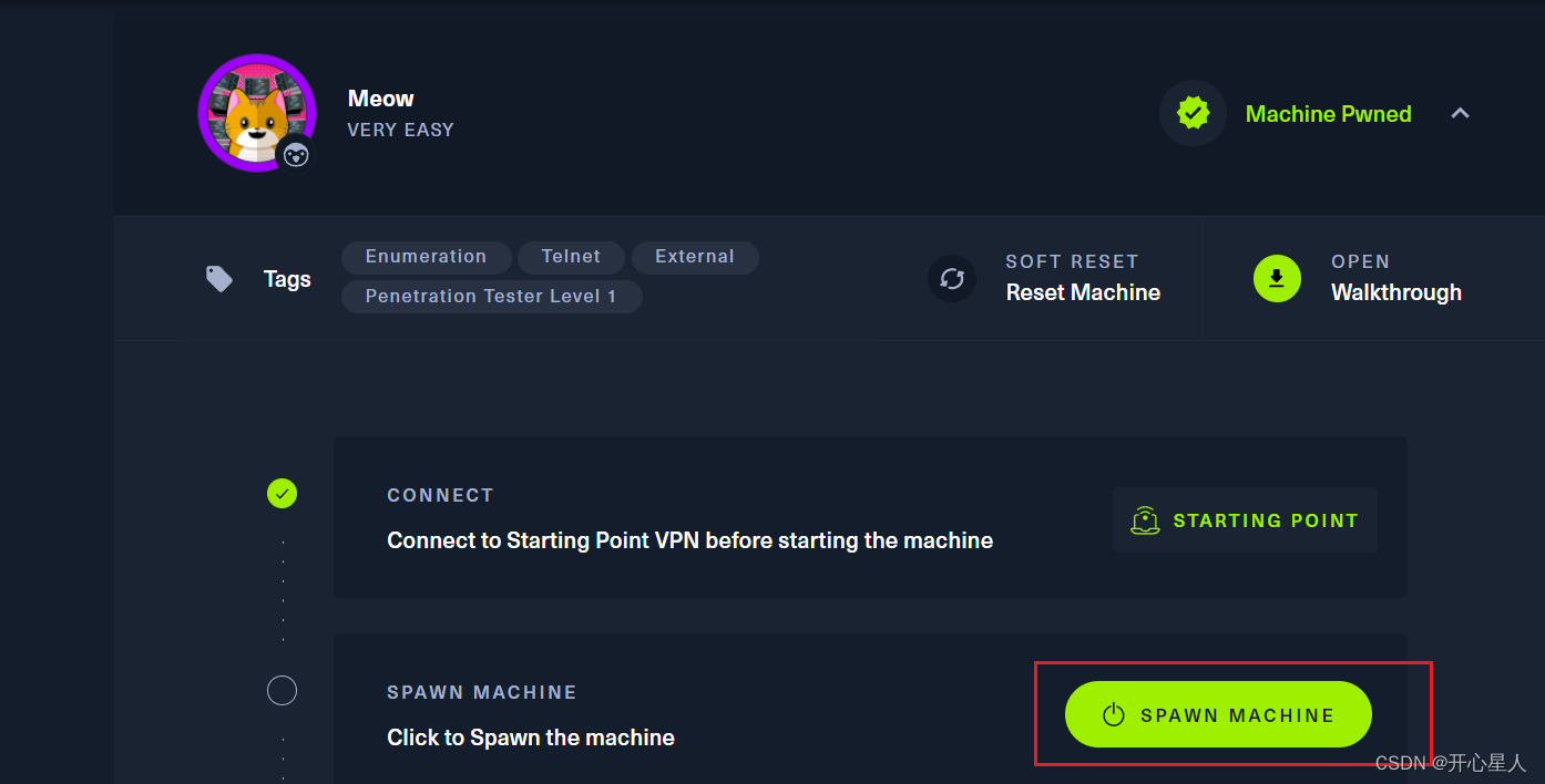 【HackTheBox】 meow_hack the box 首字母缩略词 vm 代表什么?-CSDN博客