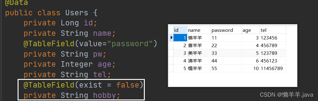【MybatisPlus】MP解决四种表与实体的映射问题，以及id自增策略_type = idtype.input-CSDN博客