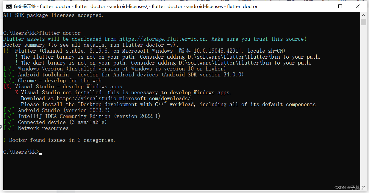 Flutter安装踩坑记录-CSDN博客
